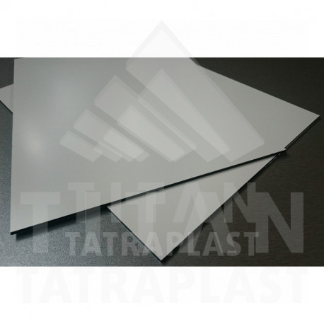Kompozitný Panel 4/0,5x 1500x3200mm, Ral 9006/Primer - www.plastyeshop.sk